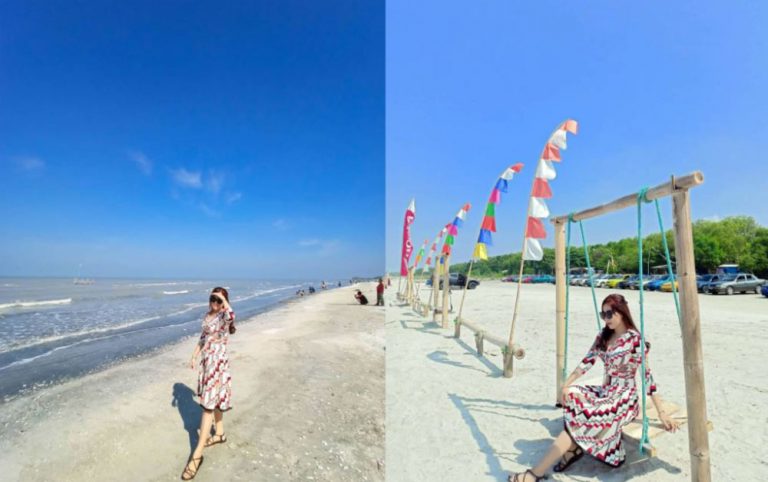 Pantai Mutiara Baru di Labuhan Maringgai, Lampung Timur